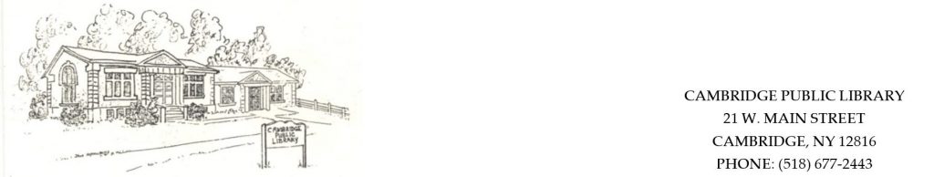 About the Library – Cambridge Public Library